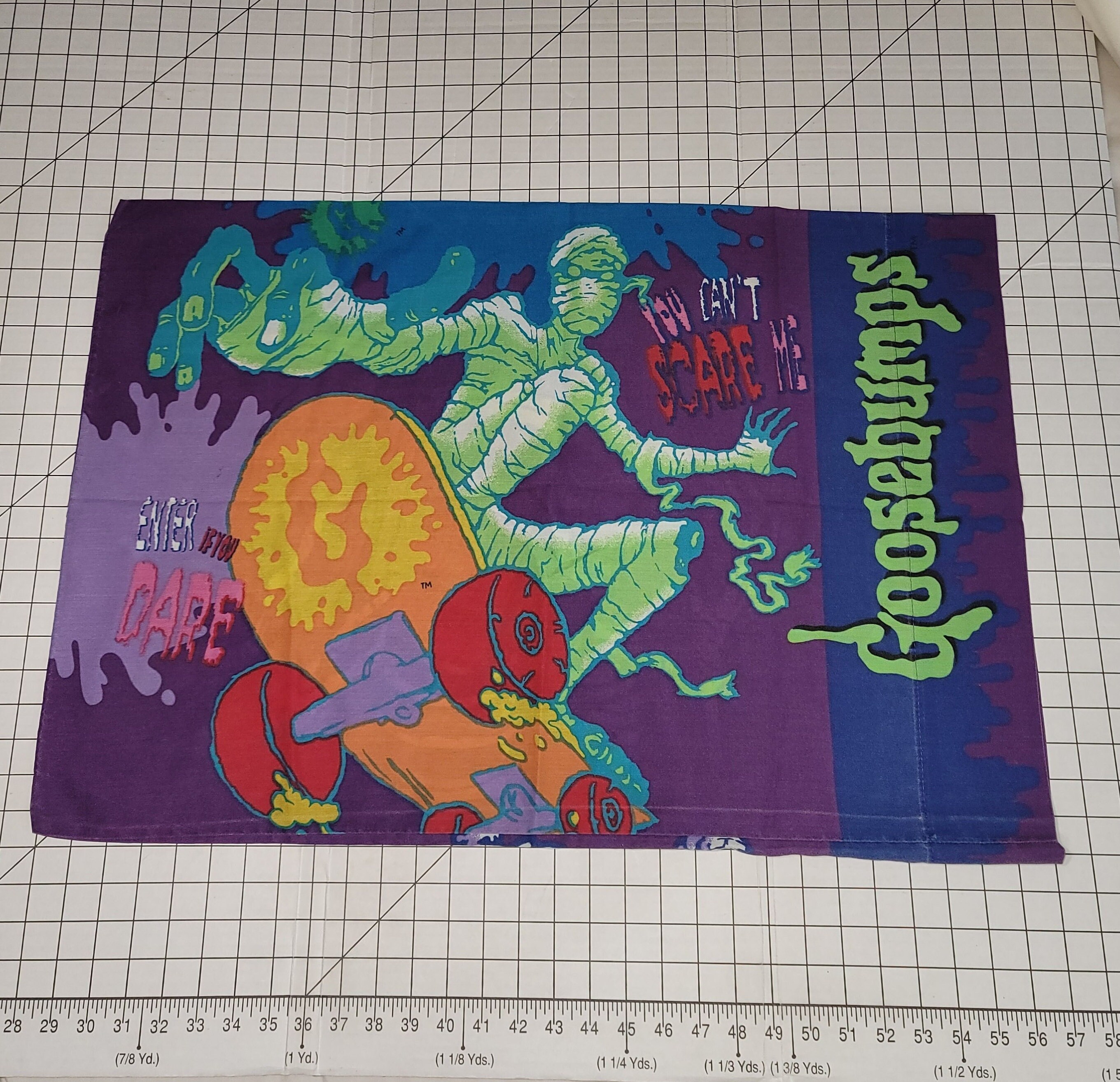 Vintage 1990's Goosebumps Twin Flat and Fitted Sheets Sheets Vintage ...