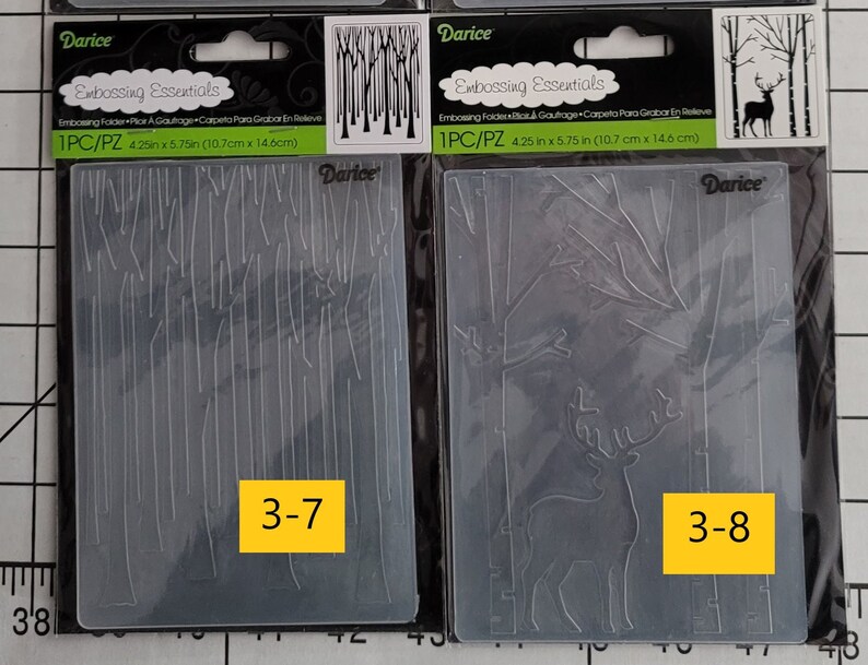 Border Embossing Folders, Choice of One Package, Darice Embossing Folders NIP, Cardmaking ...