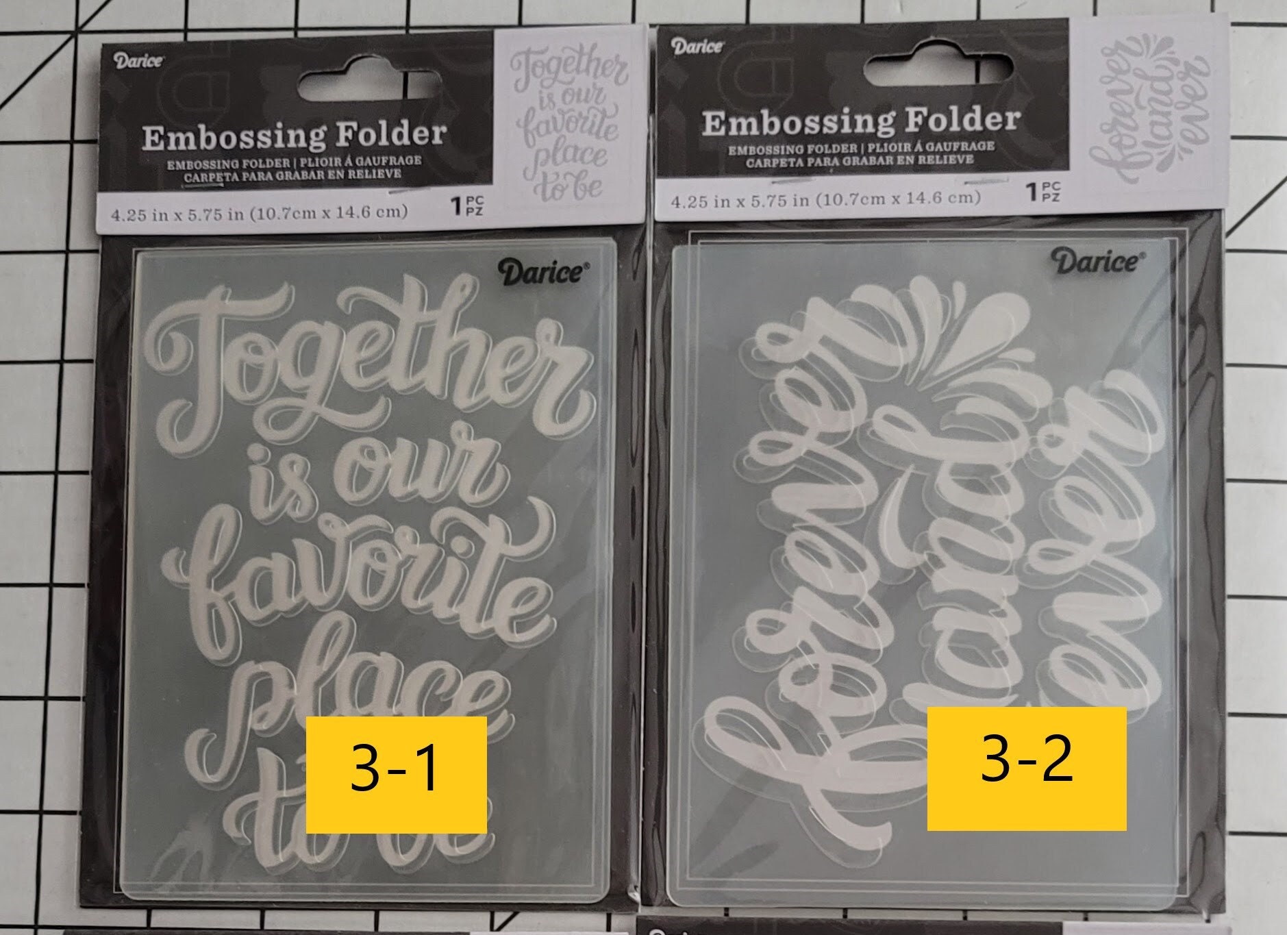 Border Embossing Folders, Choice of One Package, Darice Embossing ...