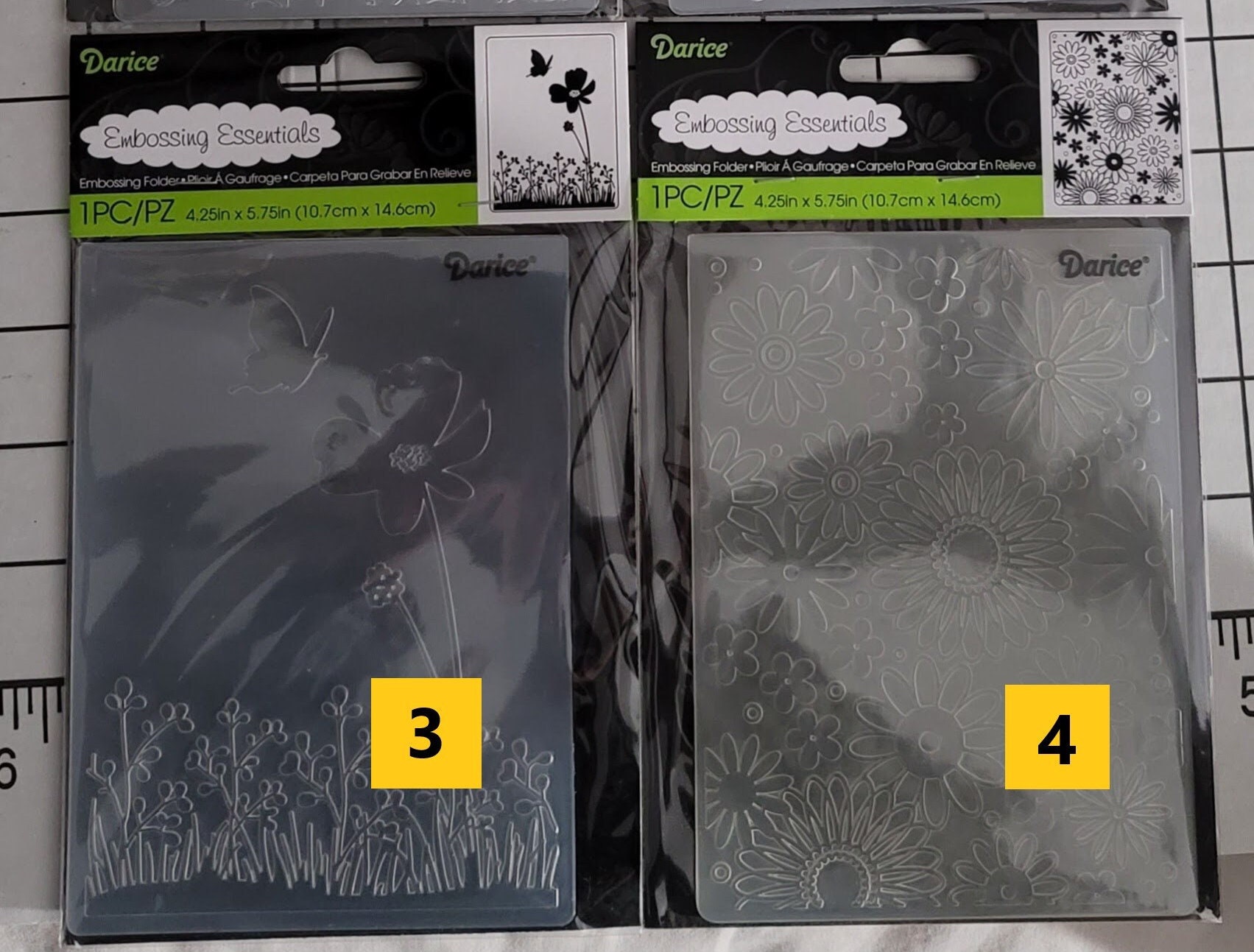 Border Embossing Folders, Choice of One Package, Darice Embossing ...