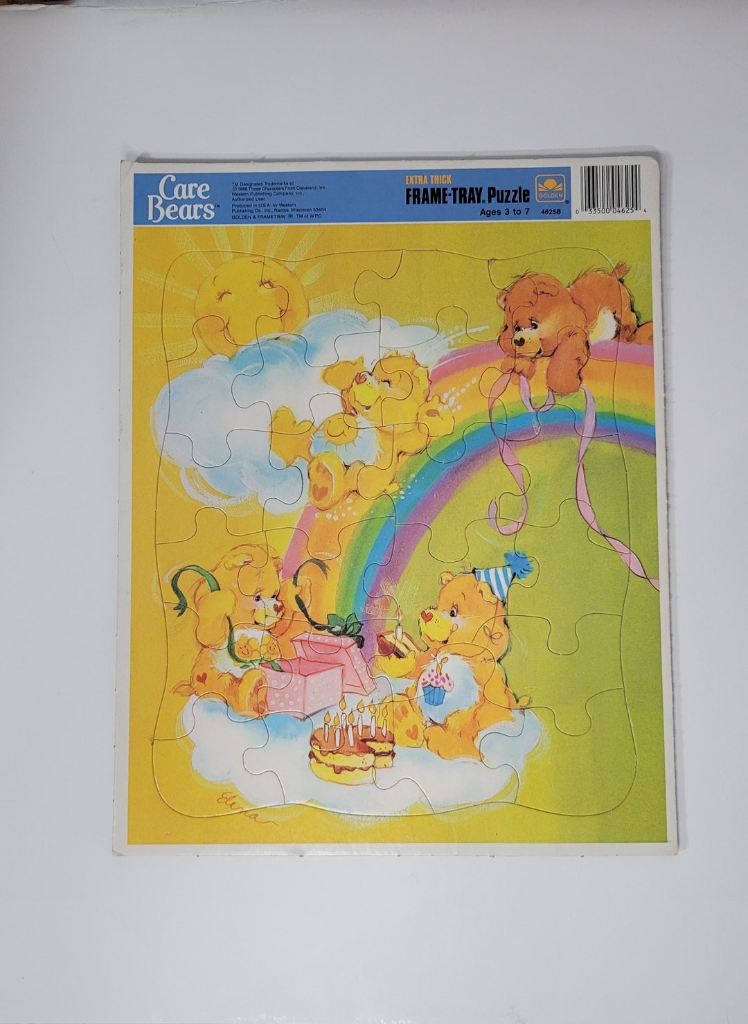 Vintage Care Bears Jigsaw Puzzle, Care Bears Puzzle, Frame Tray Puzzle ...