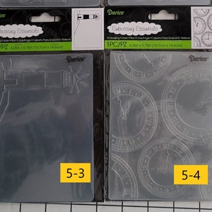 Darice Embossing Folders: Scrapbooking Cardmaking Paper Crafts - Etsy