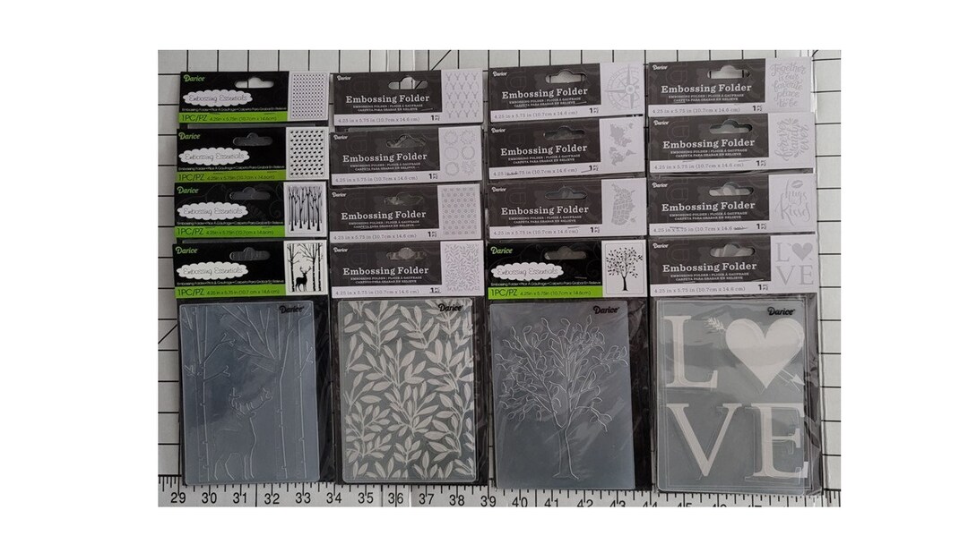 Border Embossing Folders, Choice of One Package, Darice Embossing ...