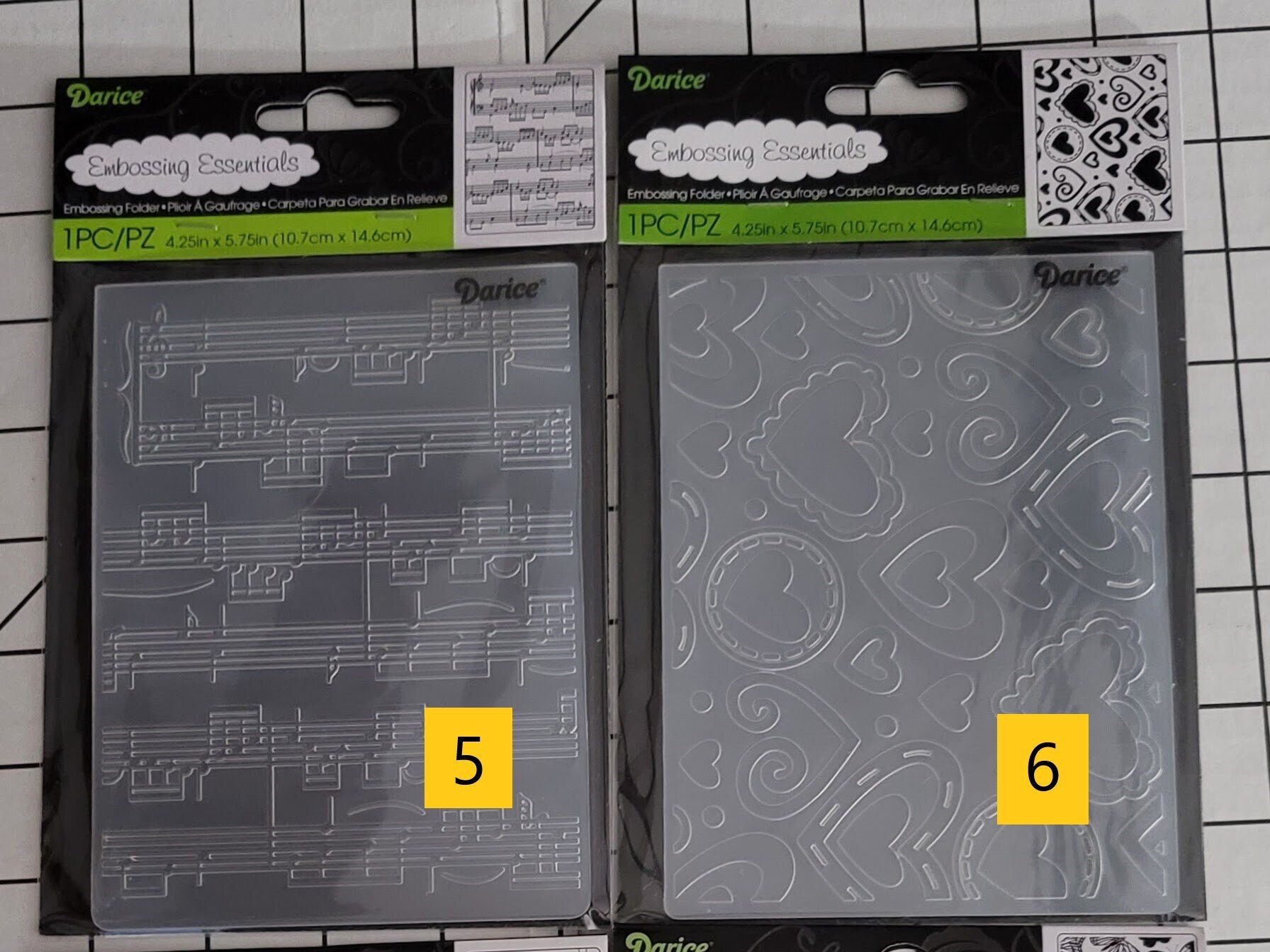 Border Embossing Folders, Choice of One Package, Darice Embossing ...