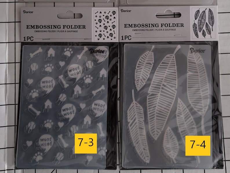 Darice Border Embossing Folders, Darice Embossing Folders NIP ...