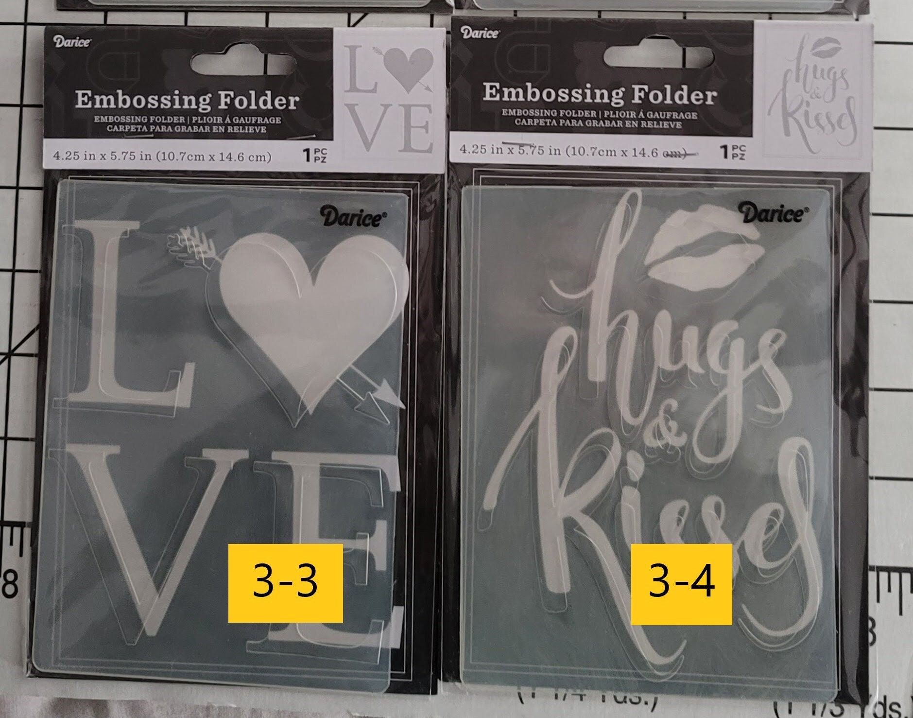 Border Embossing Folders, Choice of One Package, Darice Embossing ...