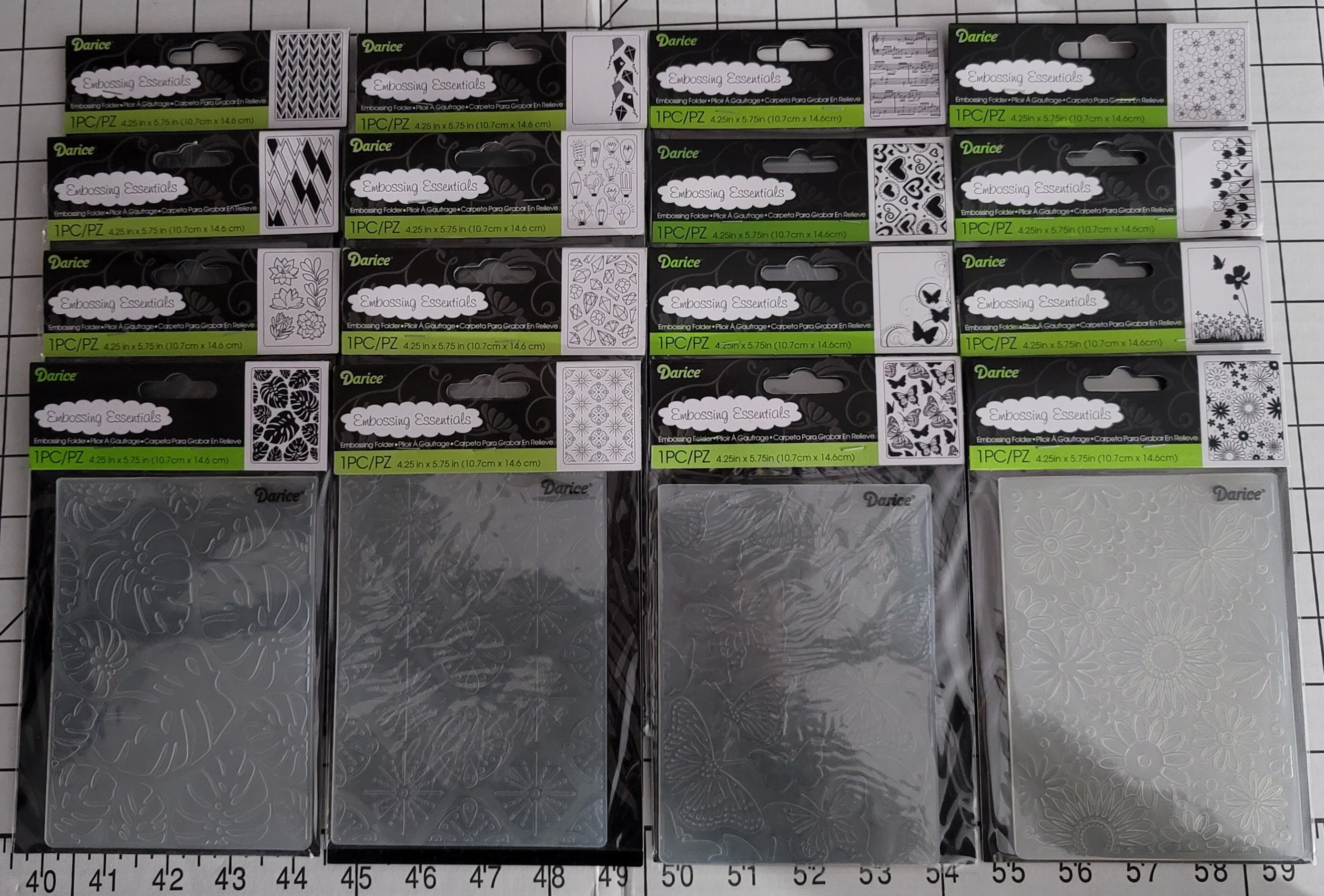 Border Embossing Folders, Choice of One Package, Darice Embossing ...