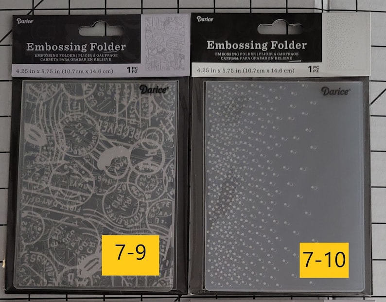 Darice Border Embossing Folders, Darice Embossing Folders NIP ...