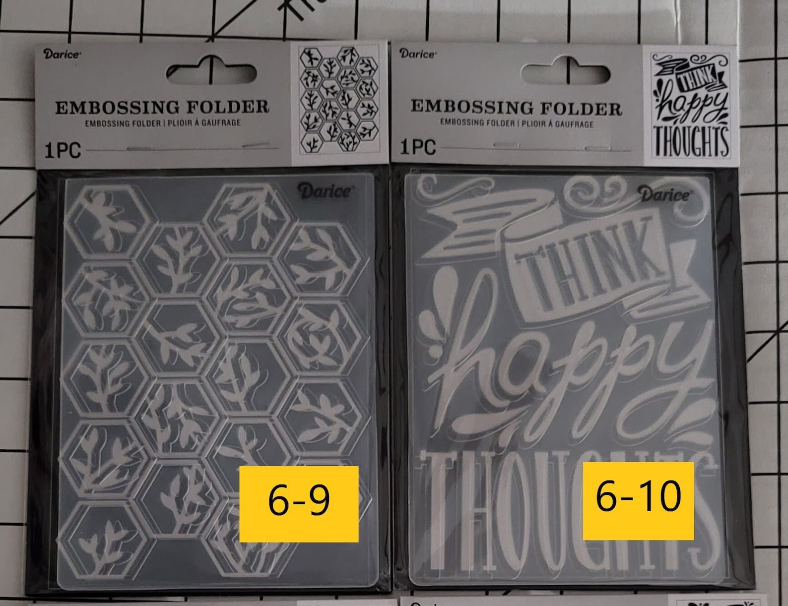 Border Embossing Folders, Choice of One Package, Darice Embossing ...