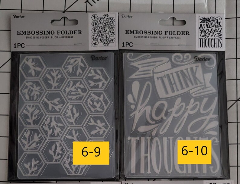 Border Embossing Folders, Choice of One Package, Darice Embossing ...