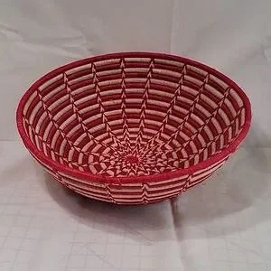 Handmade Ugandan Woven Straw Basket - Hand Crafted and Unique ...