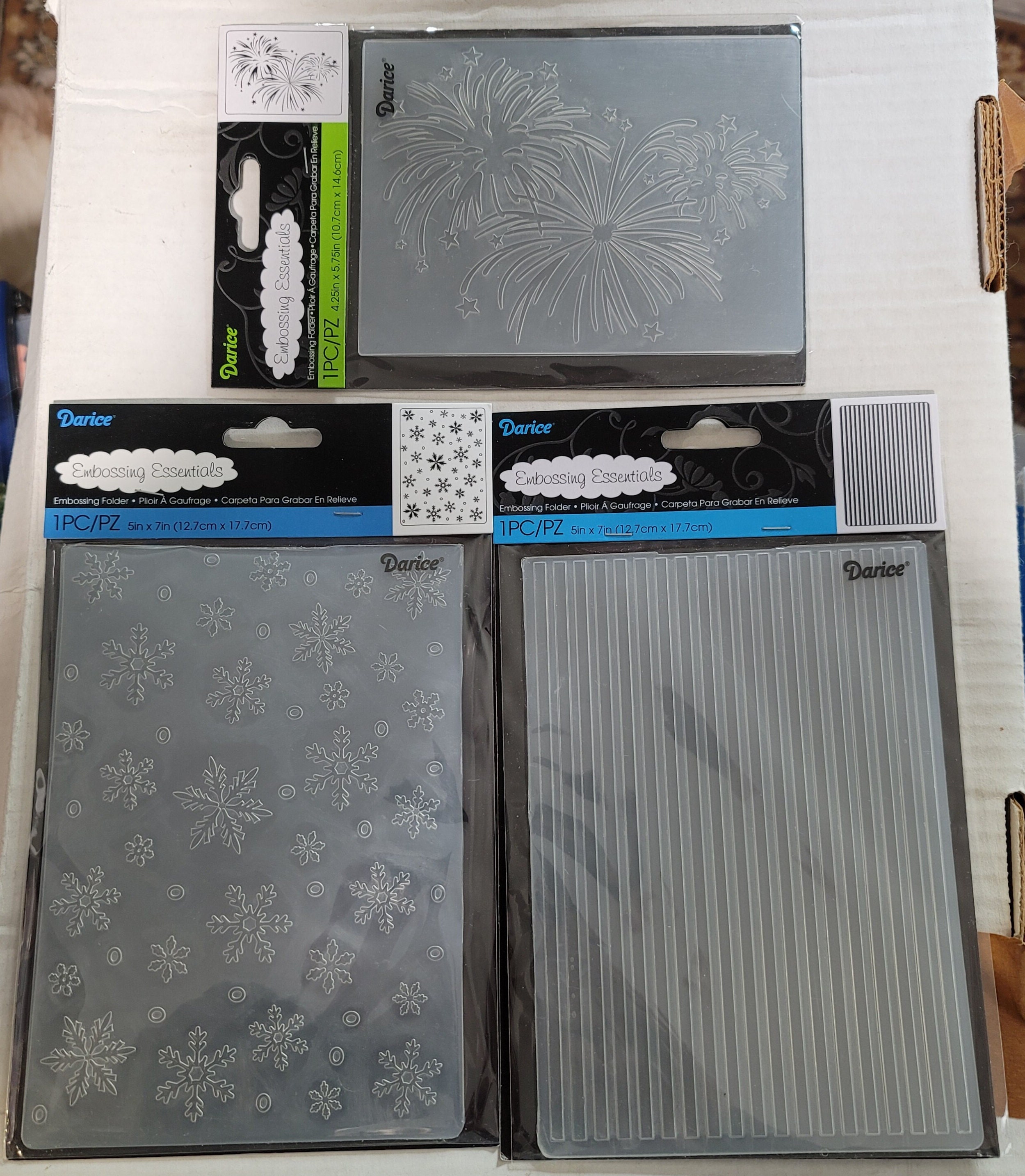 Border Embossing Folders, Choice of One Package, Darice Embossing ...