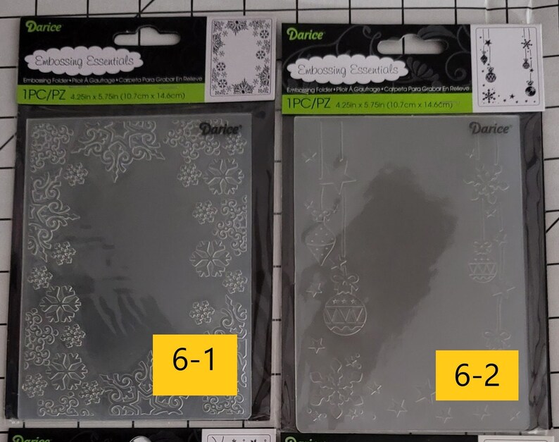 Border Embossing Folders, Choice of One Package, Darice Embossing ...