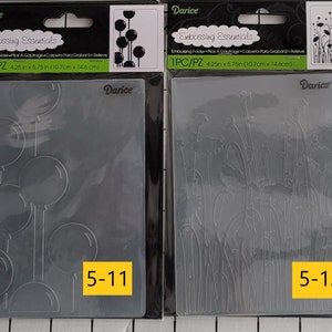 Darice Embossing Folders: Scrapbooking Cardmaking Paper Crafts - Etsy
