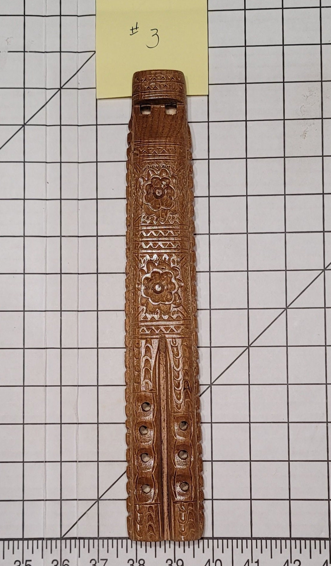 Vintage Dvojnice Sarajevo, Bosnia Hand Carved Double End Flute, Ethnic ...