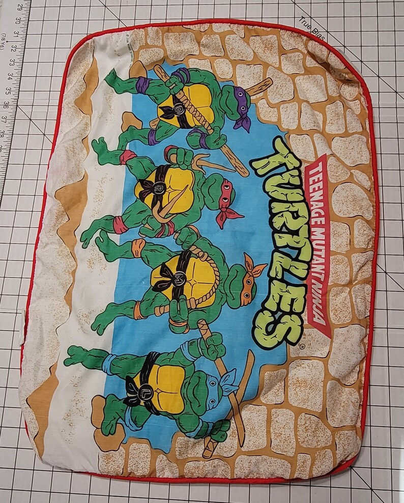 Vintage TMNT 1988 Teenage Mutant Ninja Turtles Theme Pillow Sham - Etsy