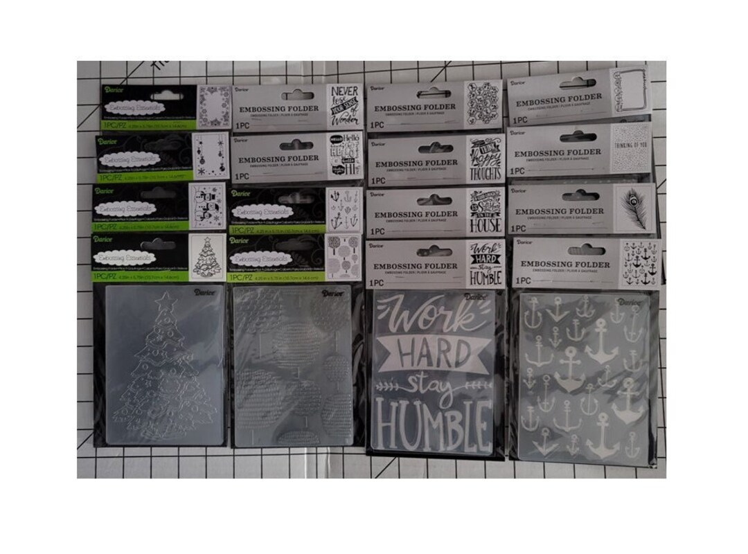 Border Embossing Folders, Choice of One Package, Darice Embossing ...