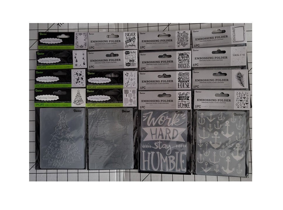Border Embossing Folders, Choice of One Package, Darice Embossing ...