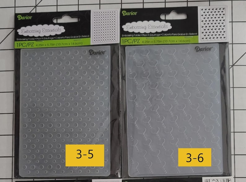 Darice Border Embossing Folders, Darice Embossing Folders NIP ...