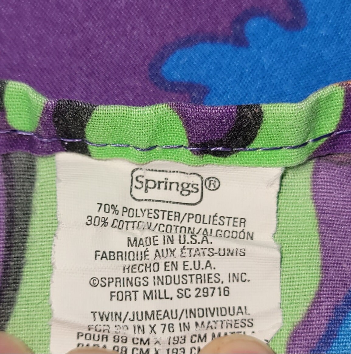 Vintage 1990's Goosebumps Twin Flat and Fitted Sheets Sheets Vintage ...