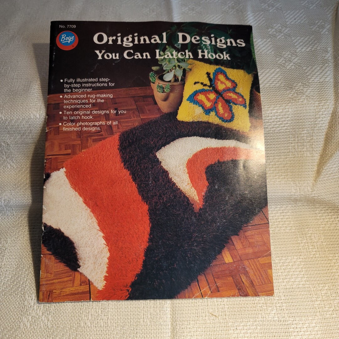 Vintage Boye Original Designs You Can Latch Hook No. 7709 - Etsy