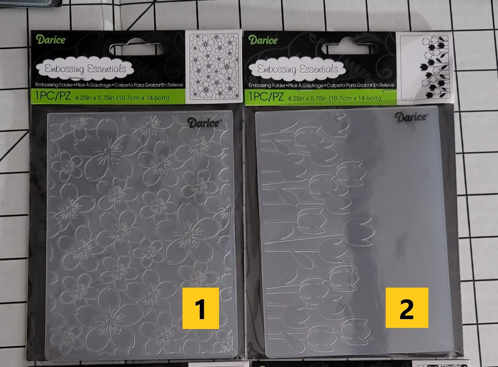 Border Embossing Folders, Choice of One Package, Darice Embossing ...