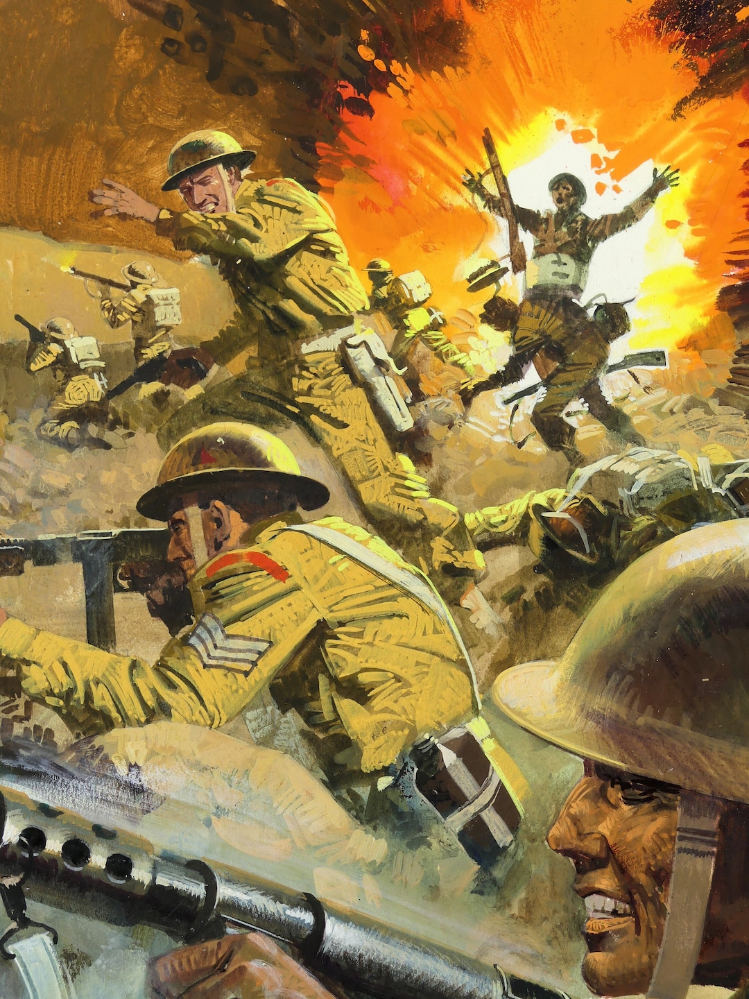 Battle Picture Library Original Cover Art Alessandro Biffignandi 1968 ...