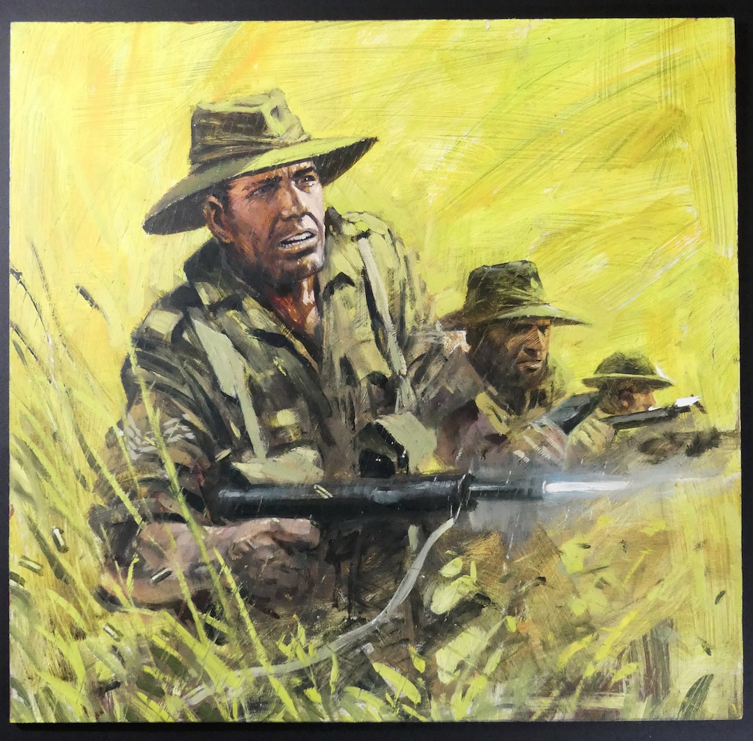 War Picture Library Original Cover Art Graham Coton 1976 WPL1194 - Etsy