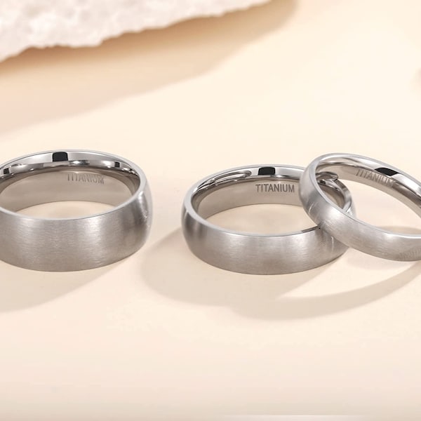 Mens Titanium Ring - Etsy