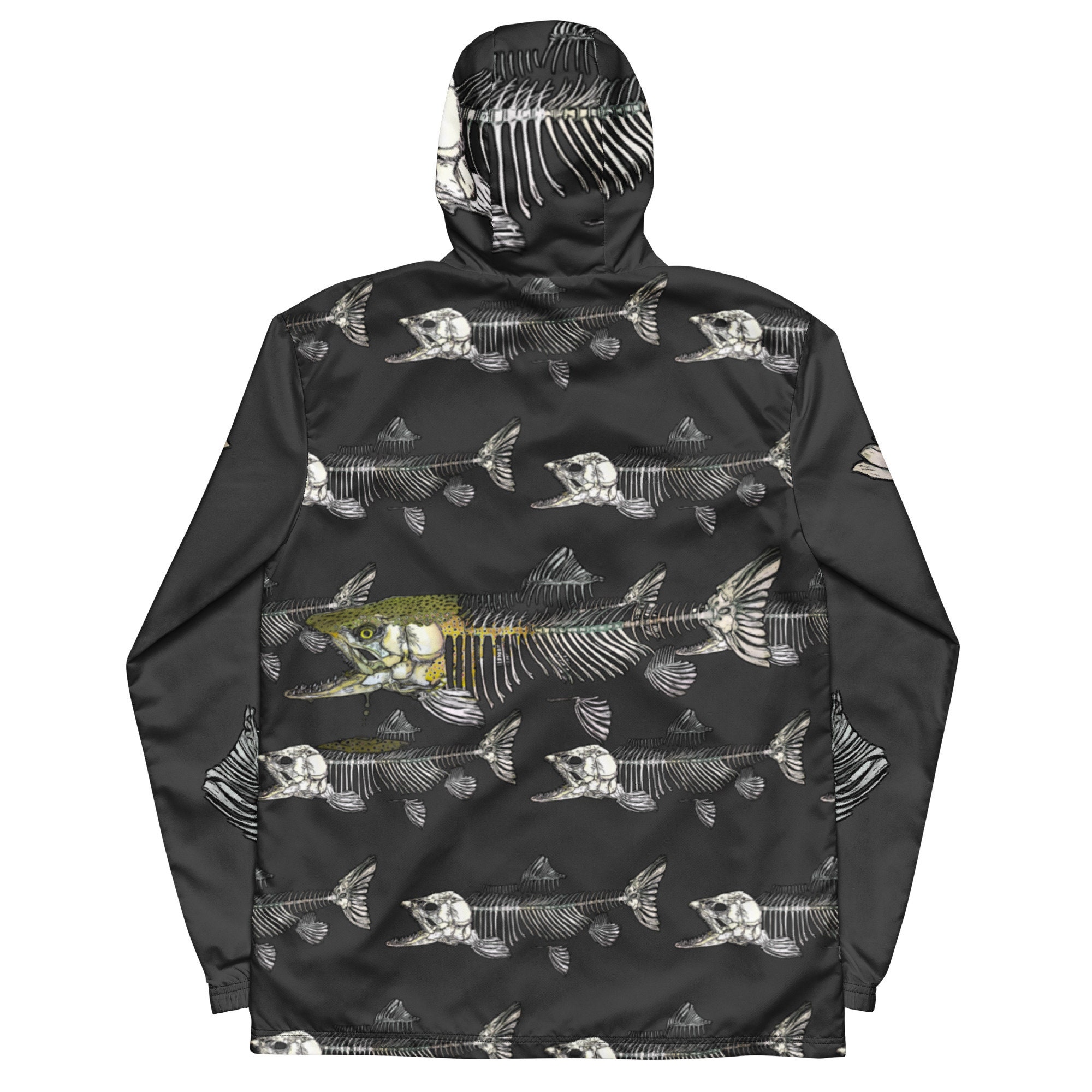 Bad to the Brown Trout Bone Windbreaker - Etsy