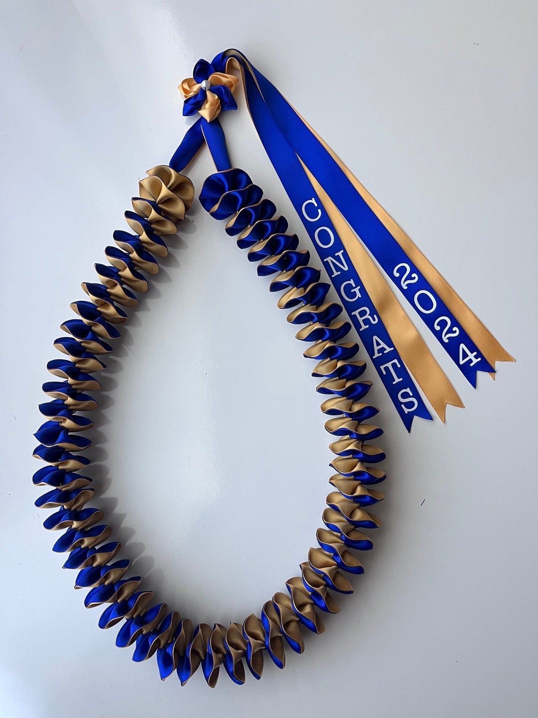 Custom Graduation Lei Celebration Lei Ribbon Lei College - Etsy
