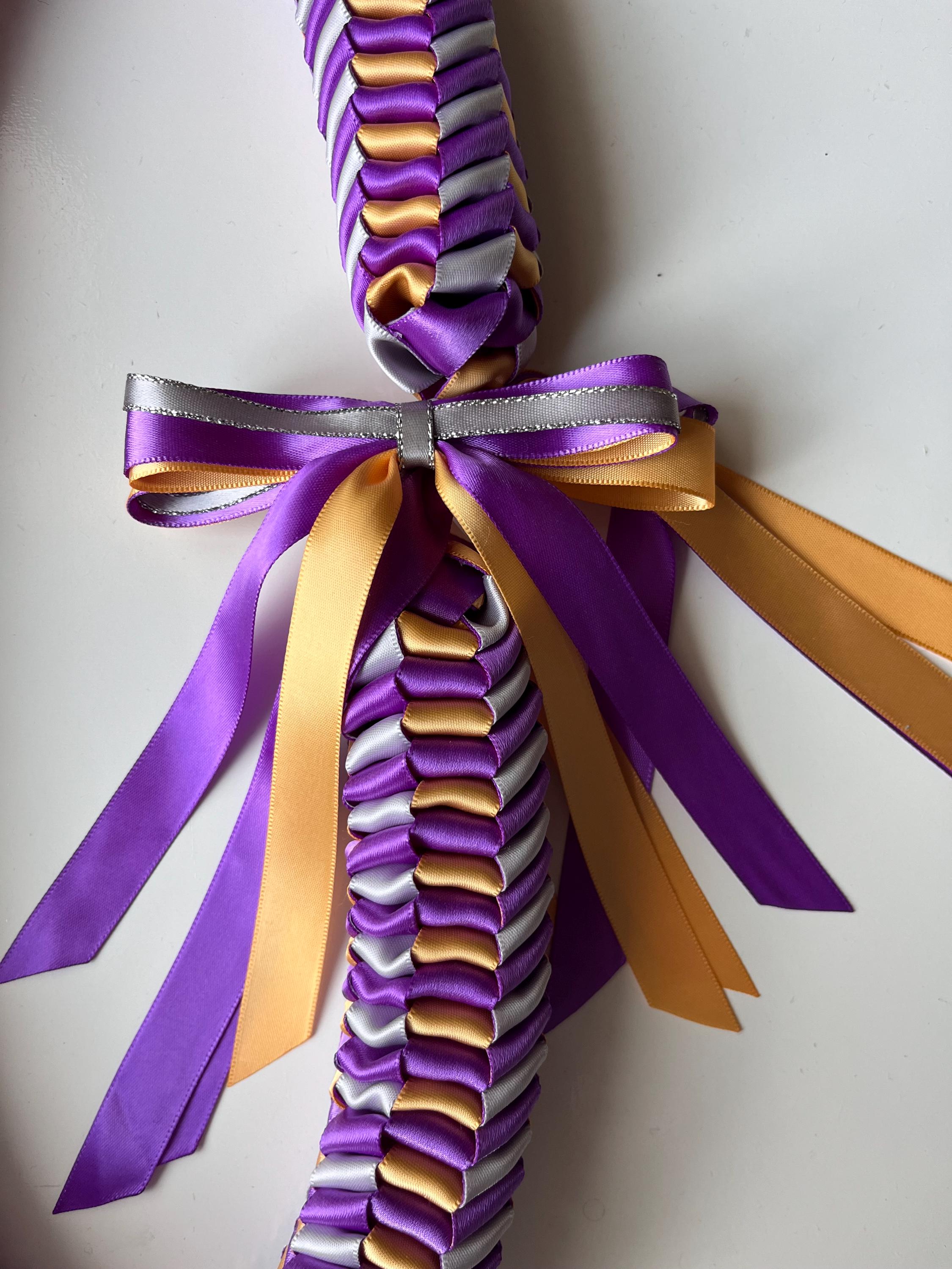 Premium Graduation Lei, Celebration Lei, Ribbon Lei, College Graduation ...