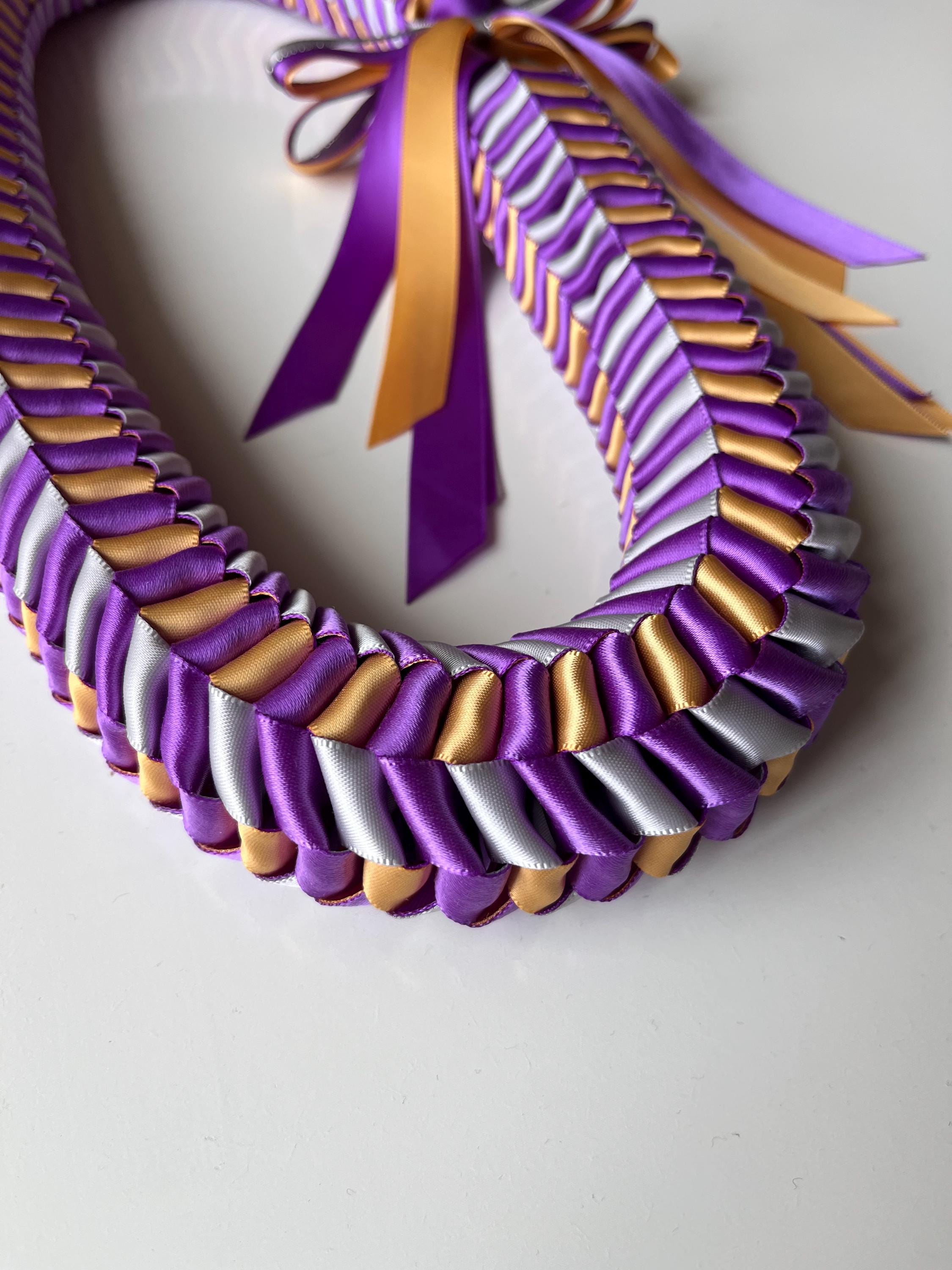 Premium Graduation Lei, Celebration Lei, Ribbon Lei, College Graduation ...