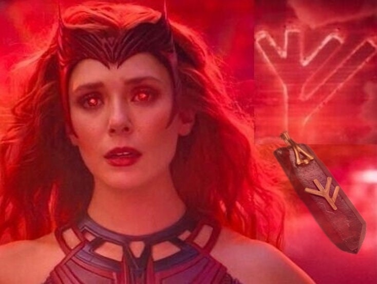 Scarlet Witch Inspired Protection Runes Quartz Crystal | Etsy UK