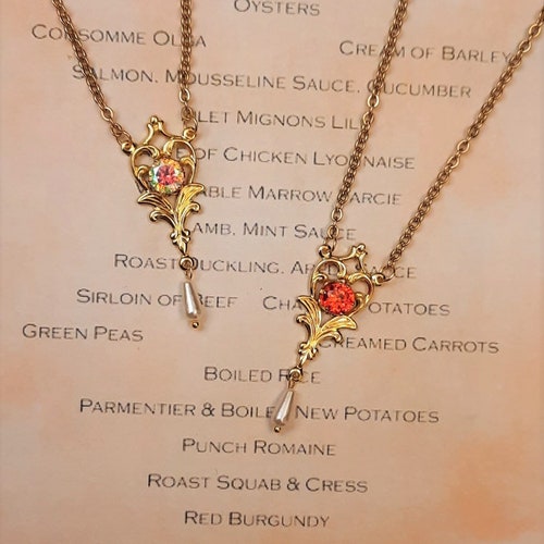 TITANIC Rose Inspired Flying Dress Necklace Pendant - Etsy