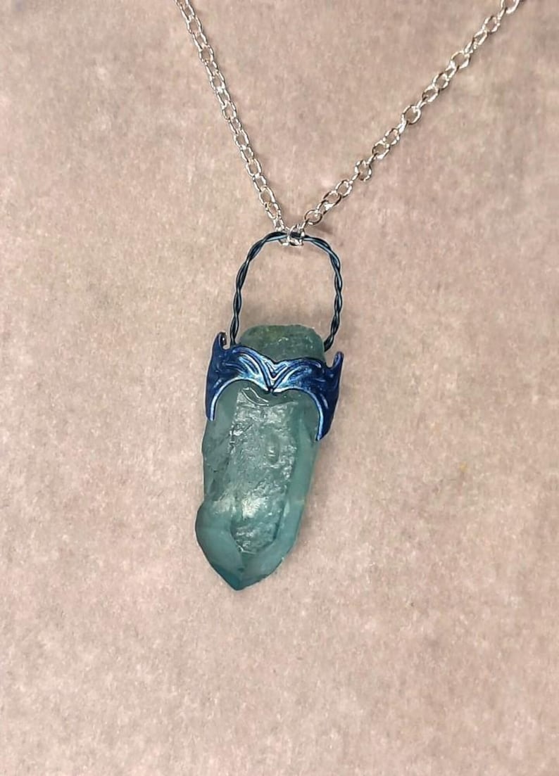 Wiccan Billy Maximoff Inspired Quartz Crystal Pendant Necklace - Etsy
