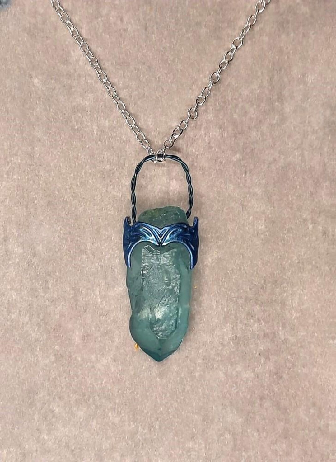 Wiccan Billy Maximoff Inspired Quartz Crystal Pendant Necklace - Etsy