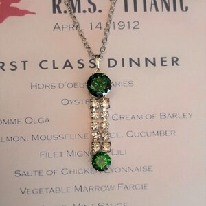 TITANIC Rose Edwardian Inspired Jump Dress Pendant Necklace and ...