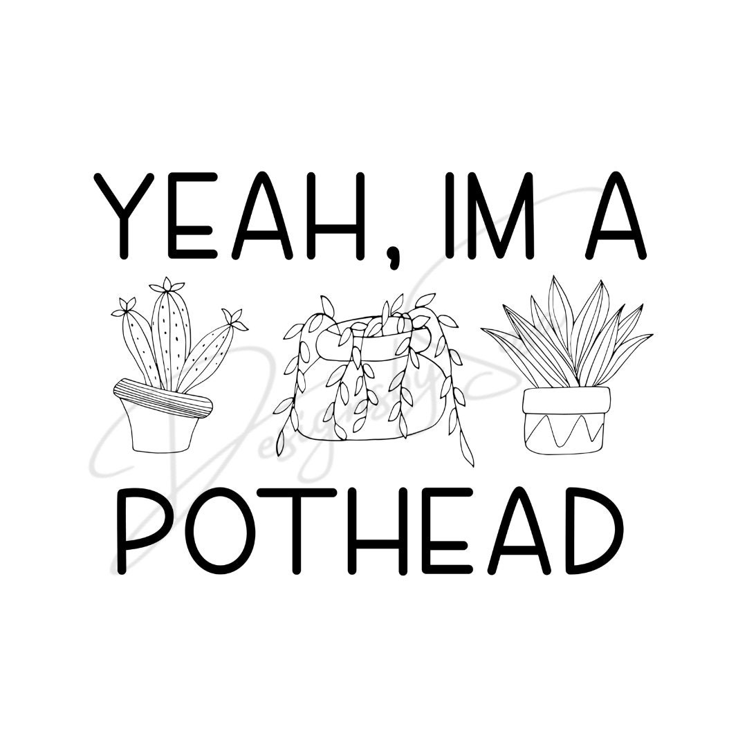 Pothead SVG - Etsy