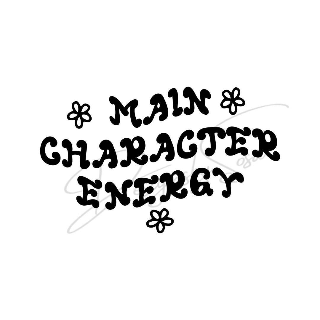 Main Character SVG - Etsy