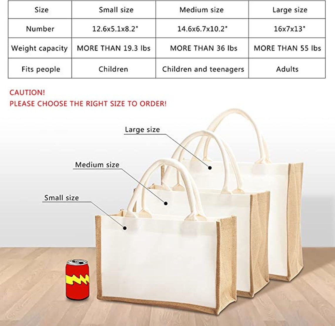 Personalized Small Mini White Burlap Beach Tote Bag Bachelorette Gift ...