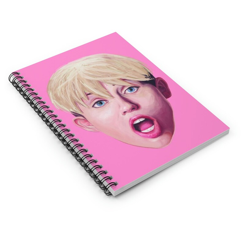 Miley Cyrus - Cartoon - Spiral Notebook - Etsy