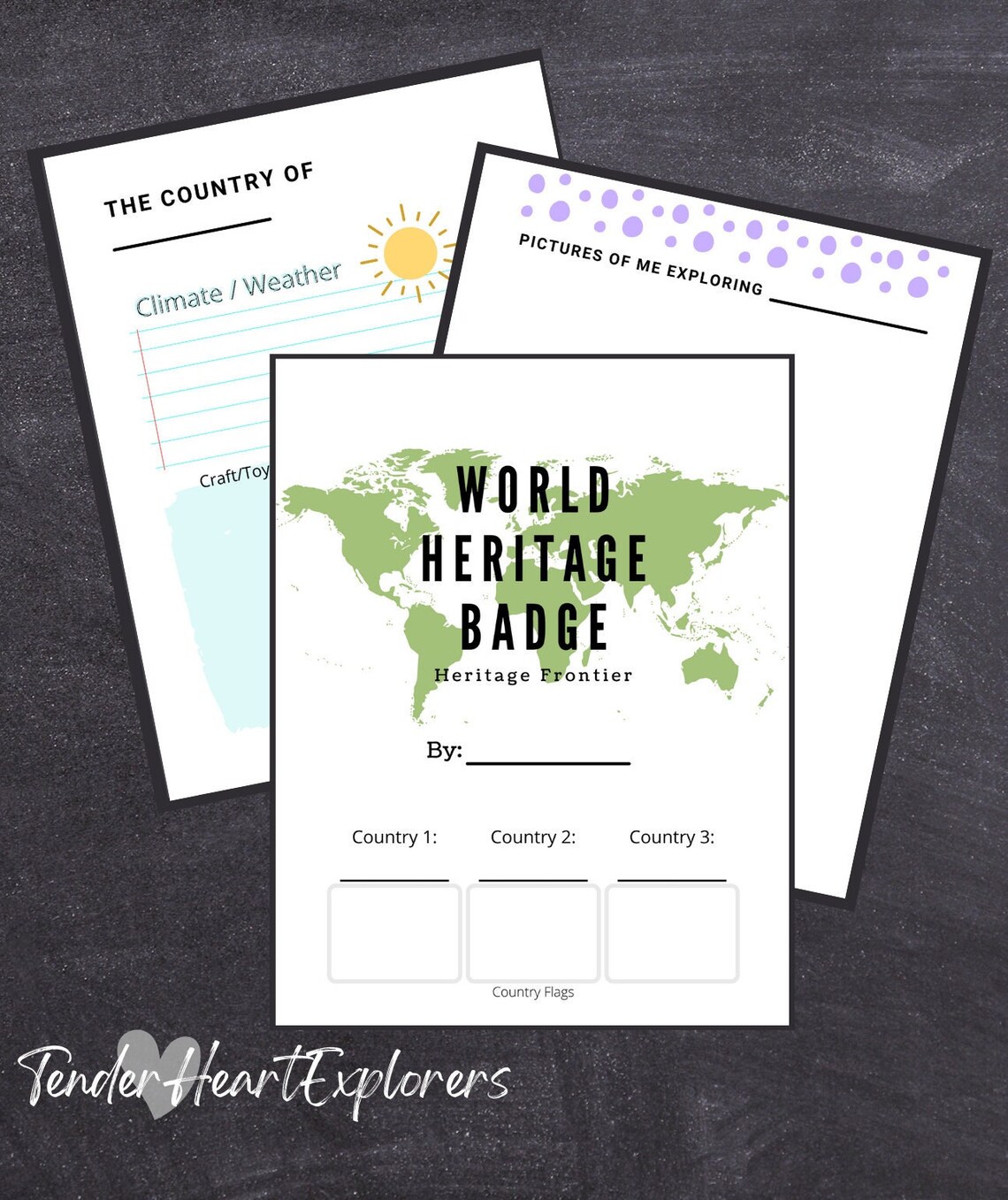 American Heritage Girls, AHG, World Heritage Badge DIGITAL DOWNLOAD - Etsy