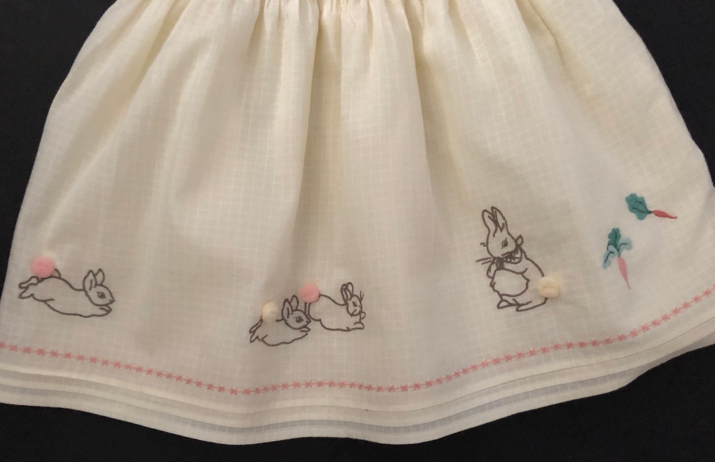 Vintage Baby Girls Peter Rabbit Cream Dress 9/12 Months - Etsy