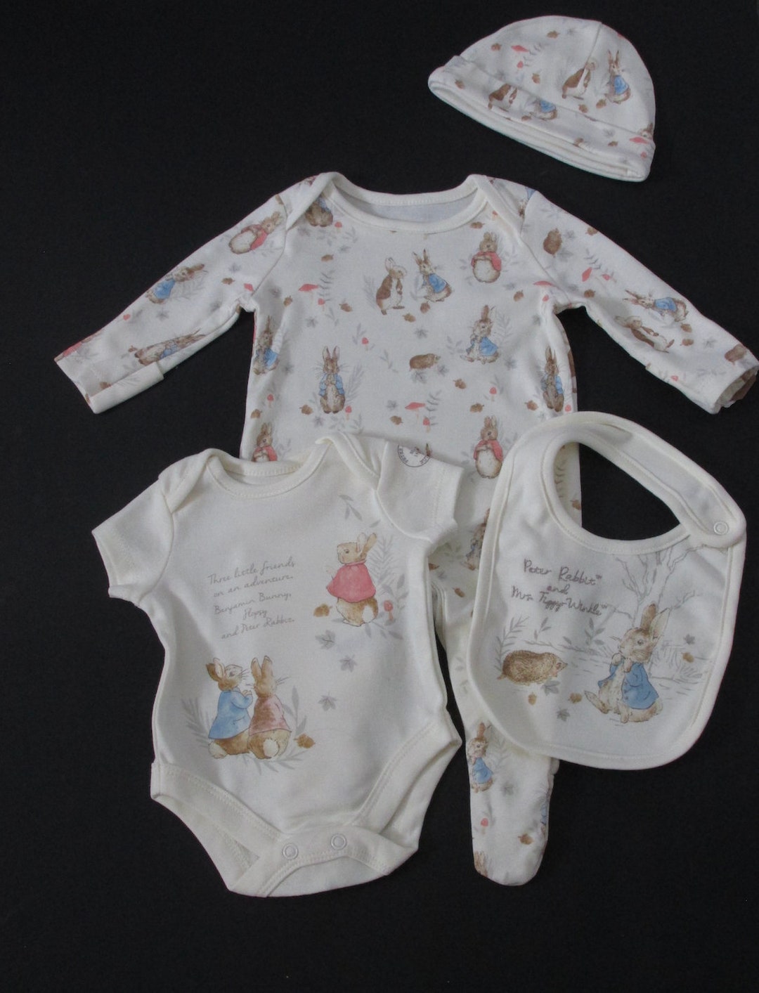 Peter Rabbit Sleepsuit Boys Girls 4 Piece Starter Set Beatrix - Etsy