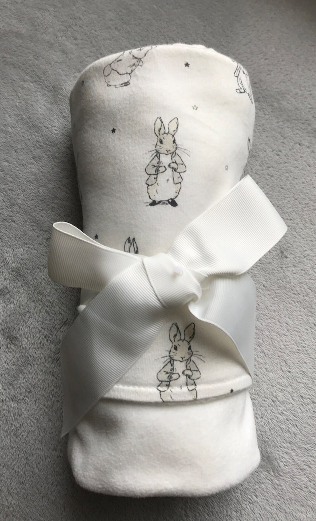 Peter Rabbit Beatrix Potter Baby Blanket With Bow - Etsy Australia
