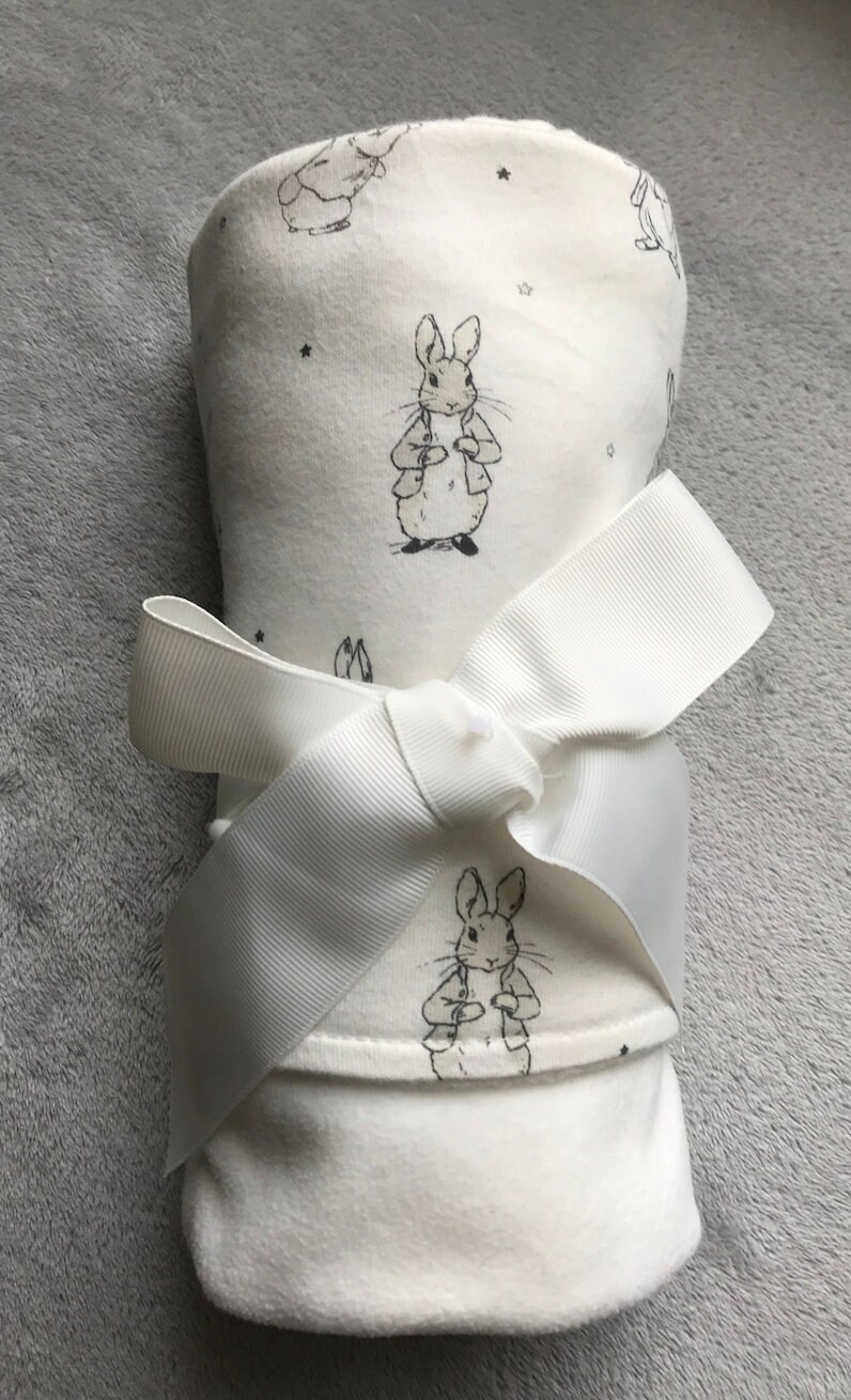 Peter Rabbit Beatrix Potter Baby Blanket With Bow - Etsy Australia