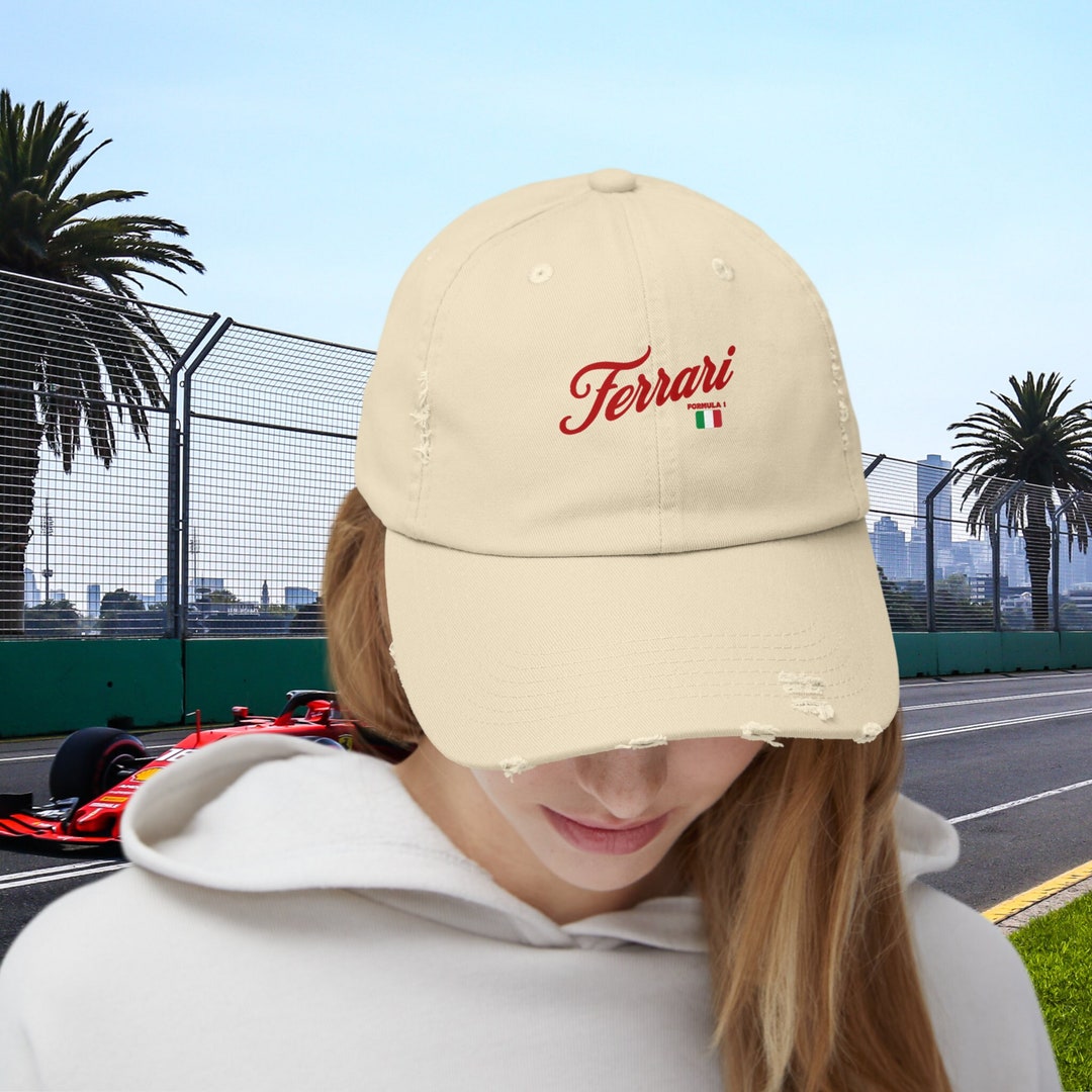 Formula 1 Hat, Aesthetic Ferrari Hat, Ferrari Baseball Cap, Ferrari Cap ...