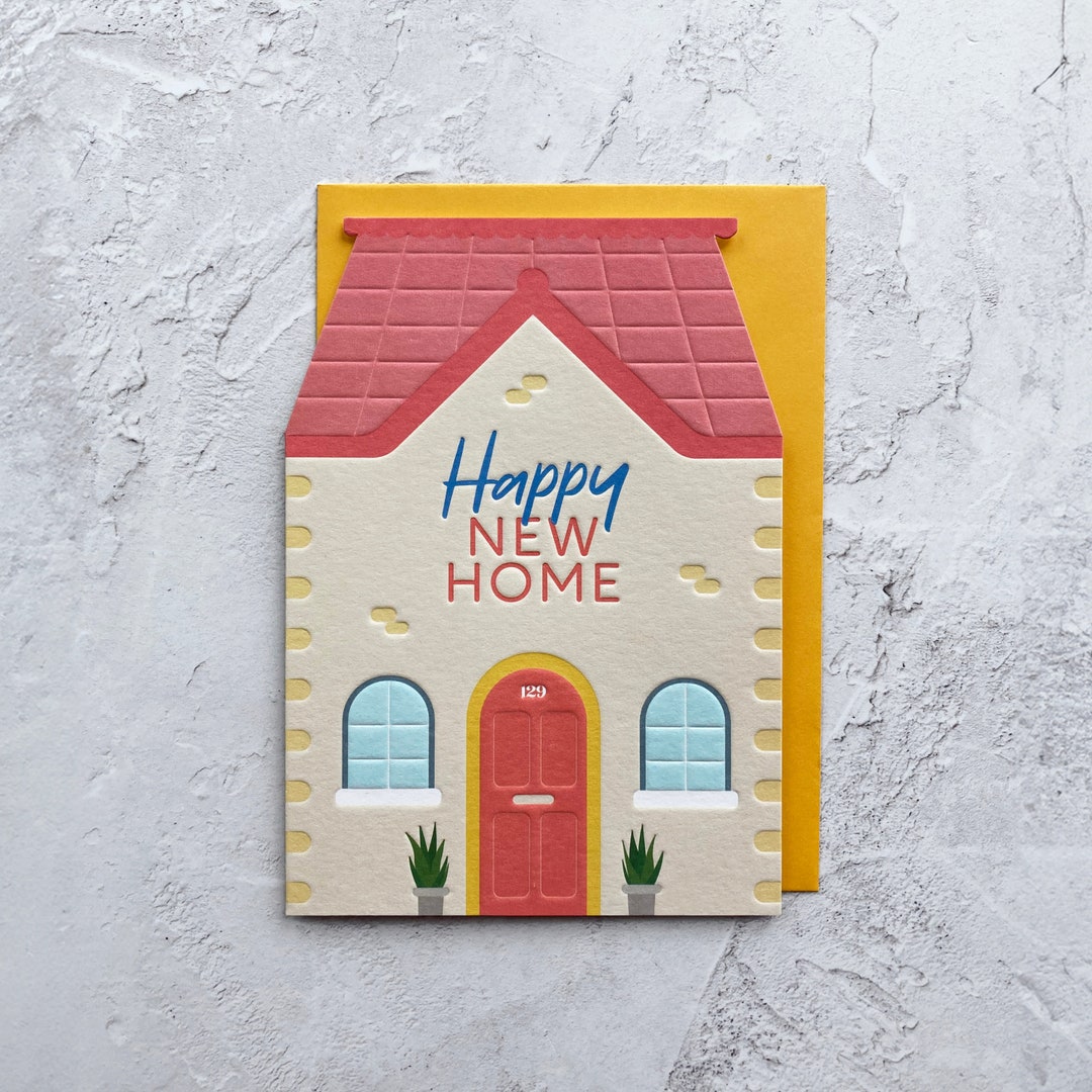 New Home Moving Housewarming Greeting Card - Etsy