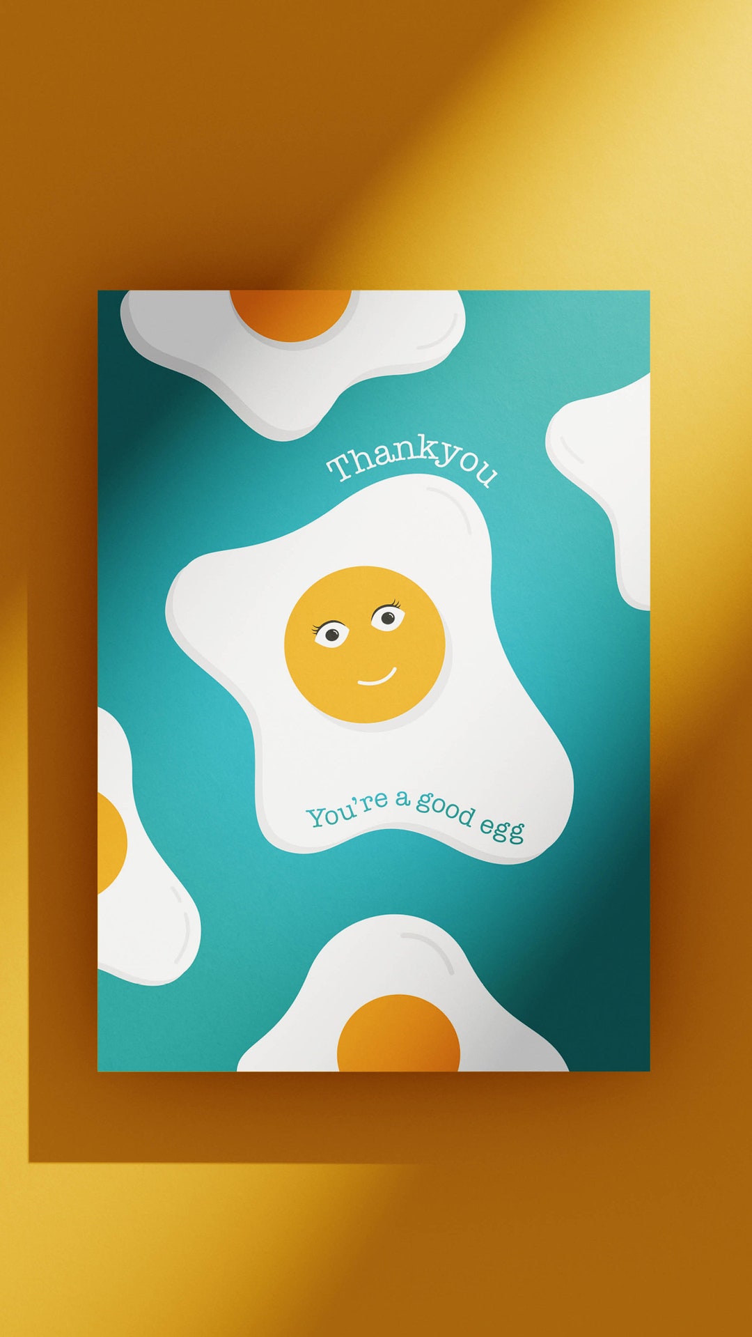 You’re A Good Egg Thank You Friend Greeting Card - Etsy